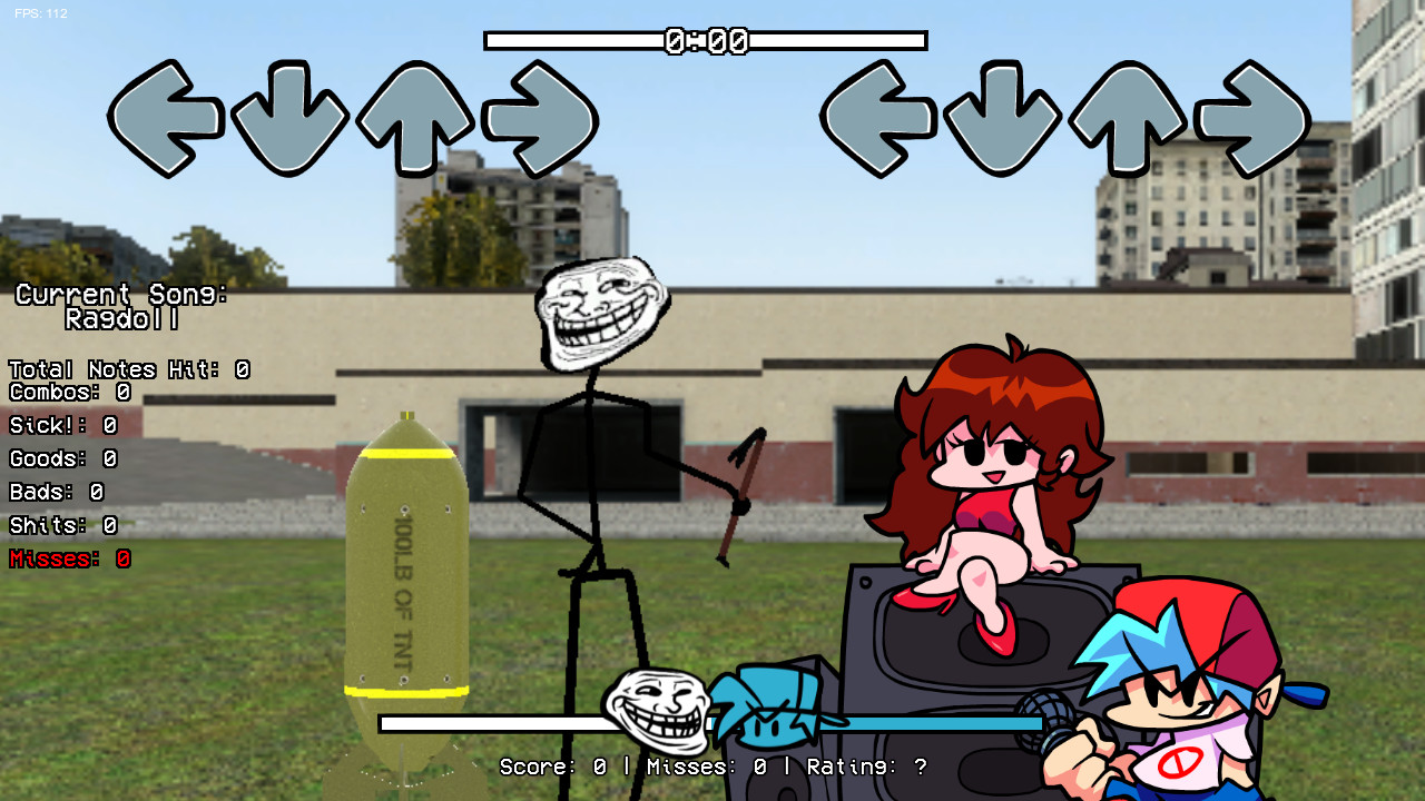 High-Effort Funkin Physics Port Mod for Friday Night Funkin' | FNF Mods