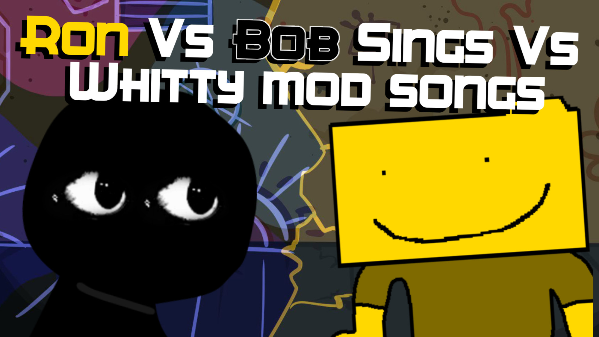 Ron Vs Bob Sings Vs Whitty mod songs!! [Friday Night Funkin'] [Mods]