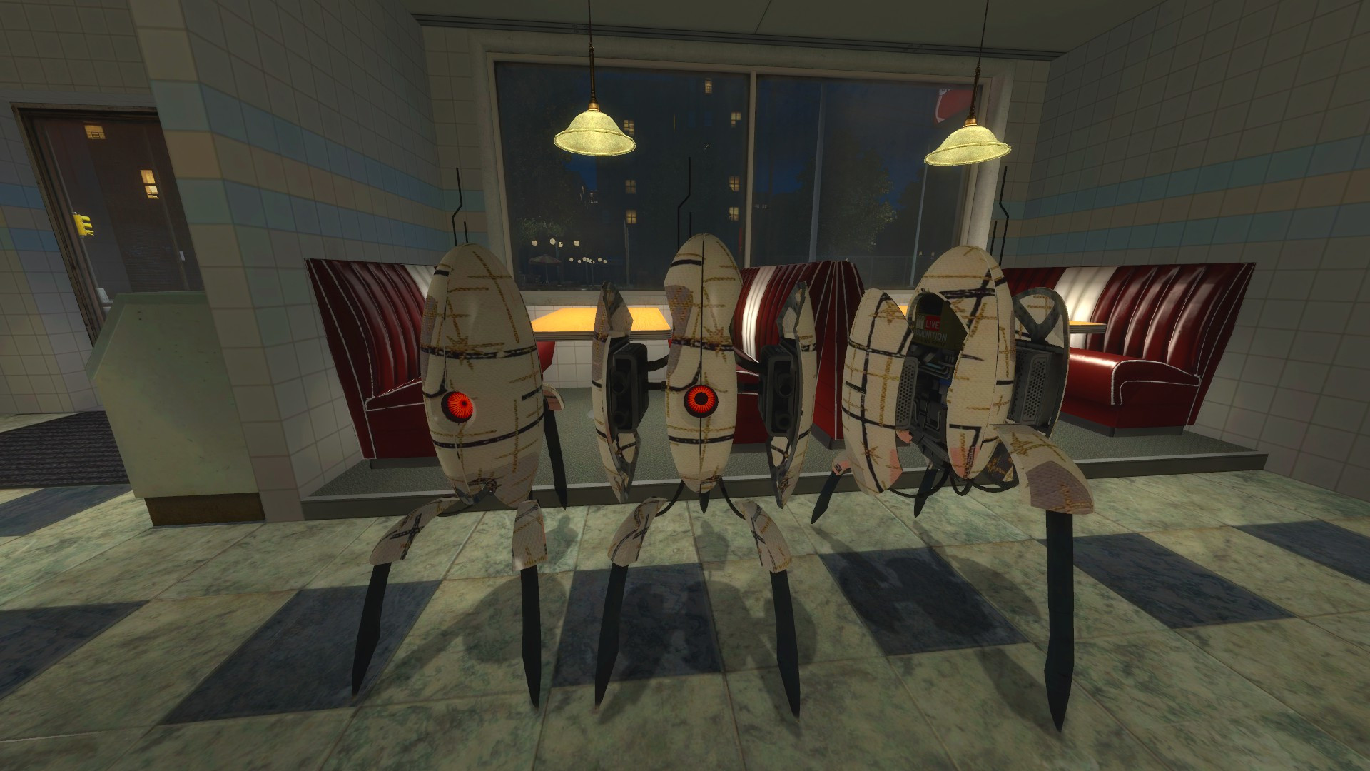 1950/1970 style turrets Mod for Portal 2 | P2 Mods