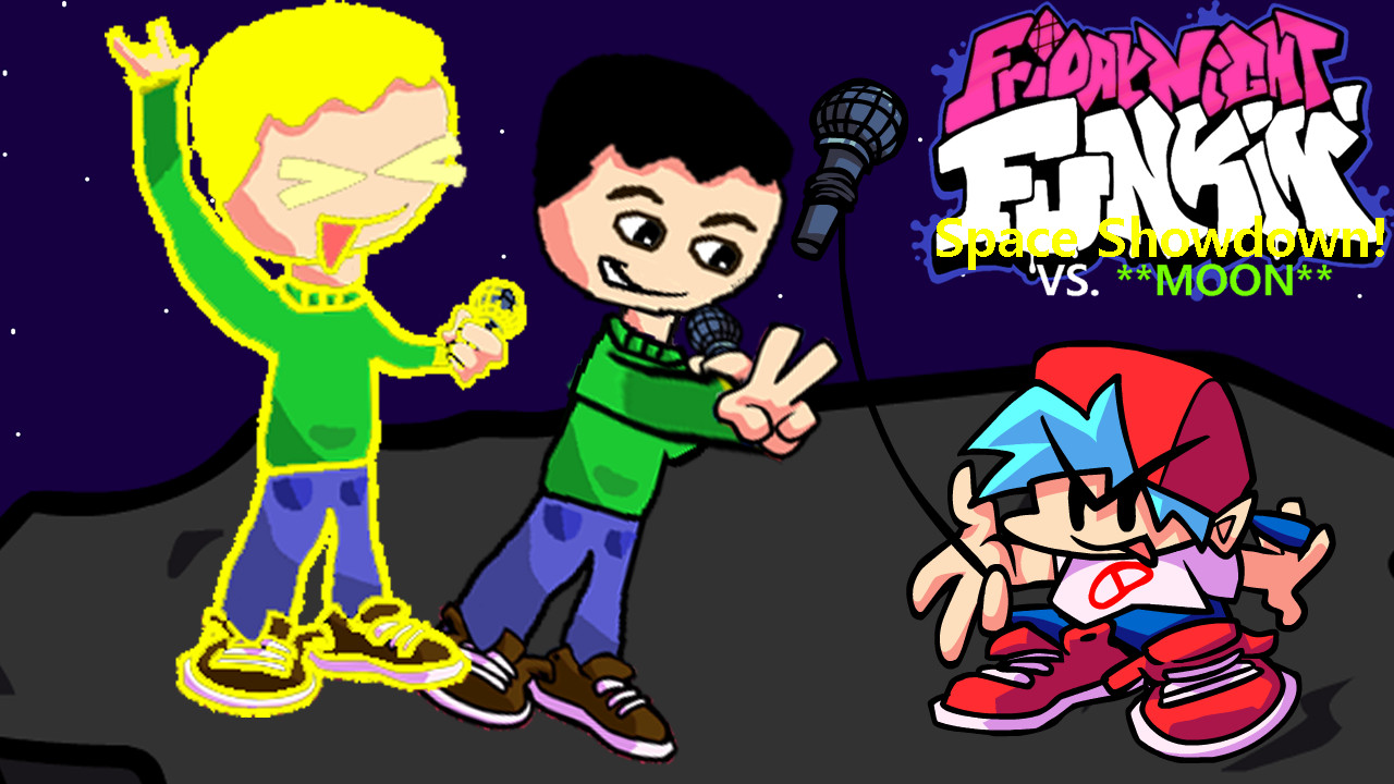 Space Showdown! : VS. **MOON** Mod for Friday Night Funkin' | FNF Mods