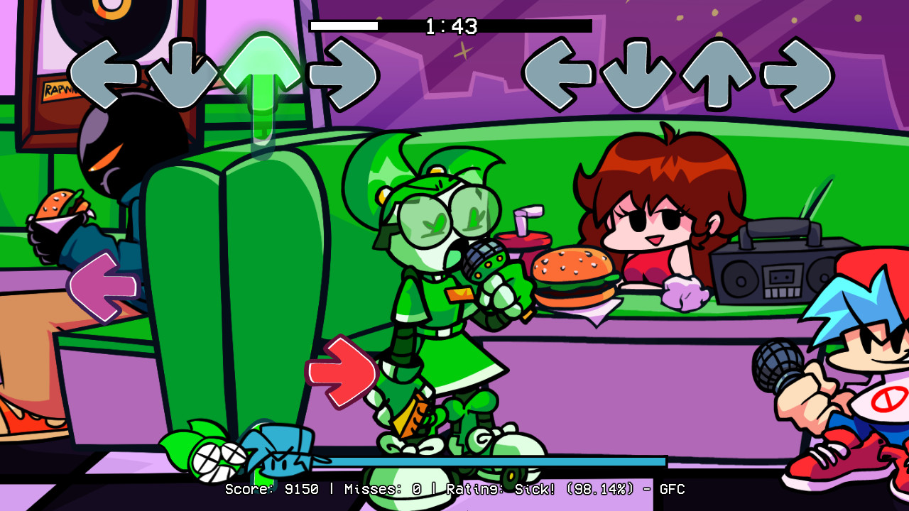 Friday Night Funkin: Dine 'N' Dash Mod for Friday Night Funkin' | FNF Mods