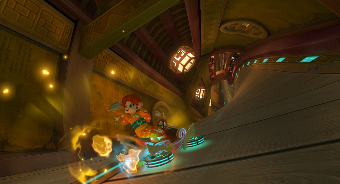 Daisy (Yukata) W/ Custom Animations Mod for Mario Kart 8 Deluxe | MK8D Mods