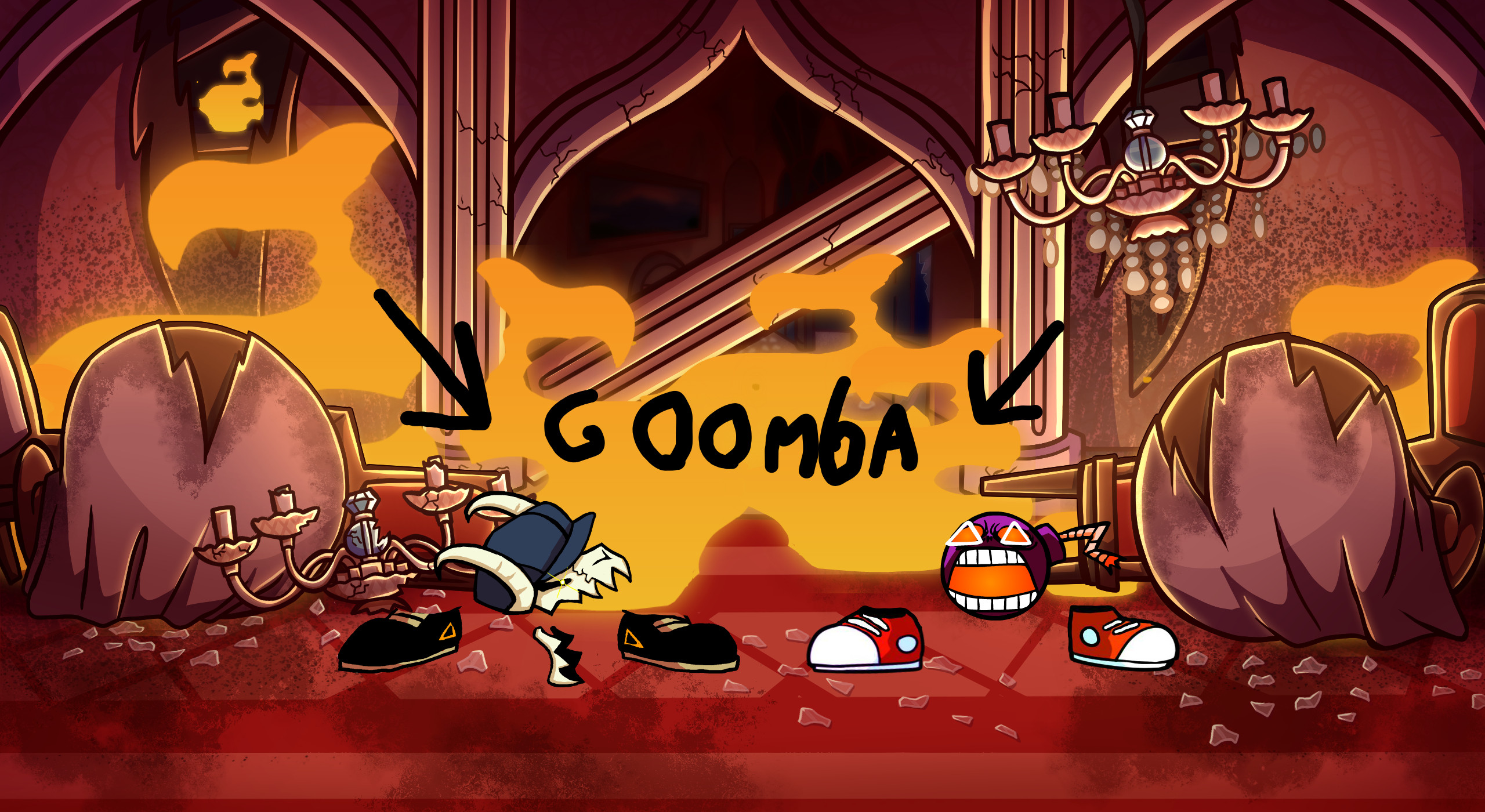Tabi Goomba VS Whitty Goomba Mod for Friday Night Funkin' | FNF Mods