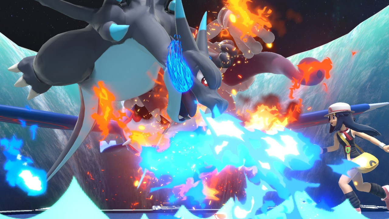 Charizard Blue Fire Effects Mod for Super Smash Bros. Ultimate | SSBU Mods