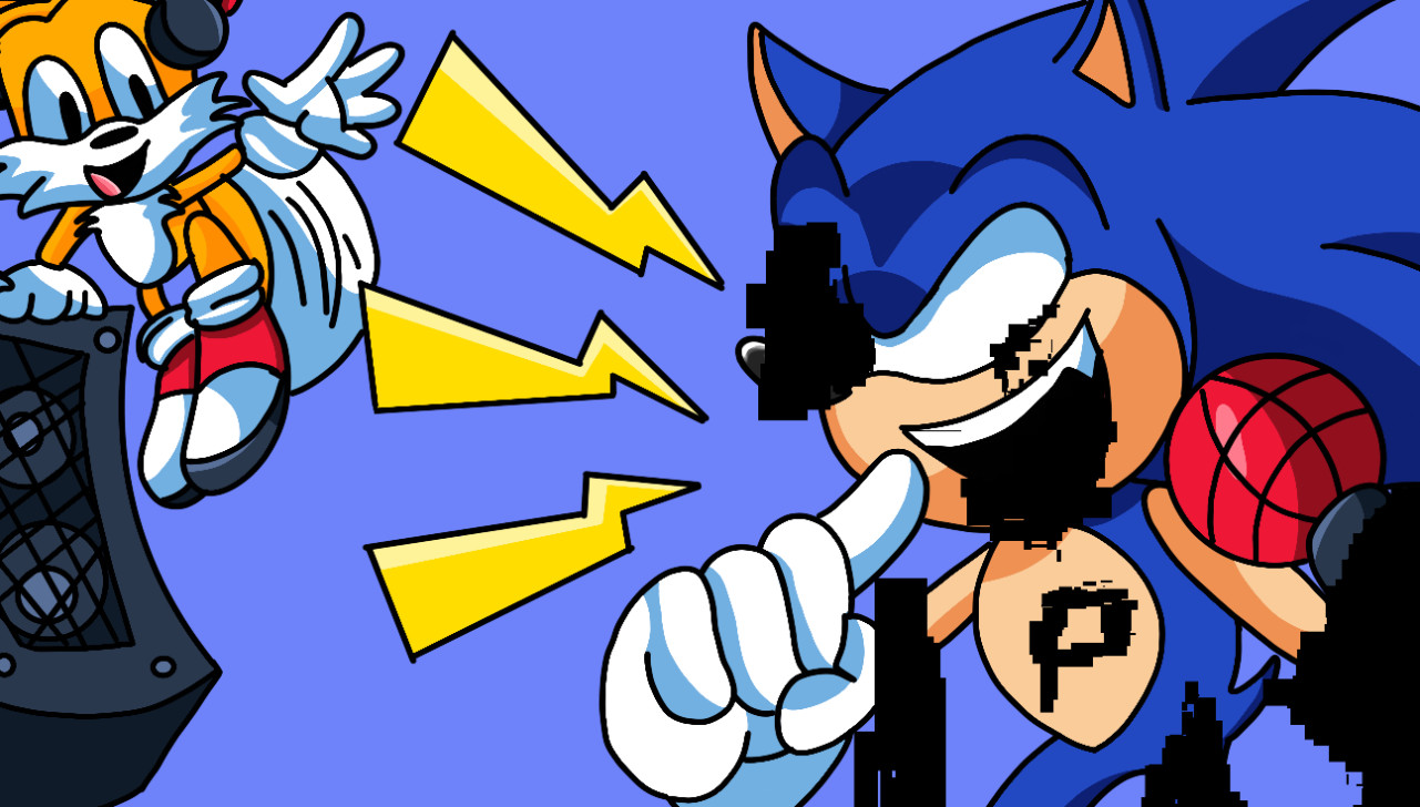 sonic pibby over bf v3(actualizacion physic engine Mod for Friday Night ...