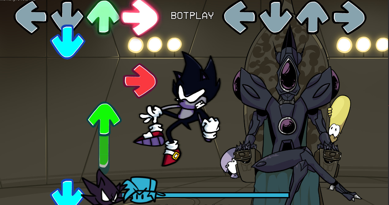 FNF: SUPER SONIC SMACKDOWN (WAVE 1) Mod for Friday Night Funkin' | FNF Mods