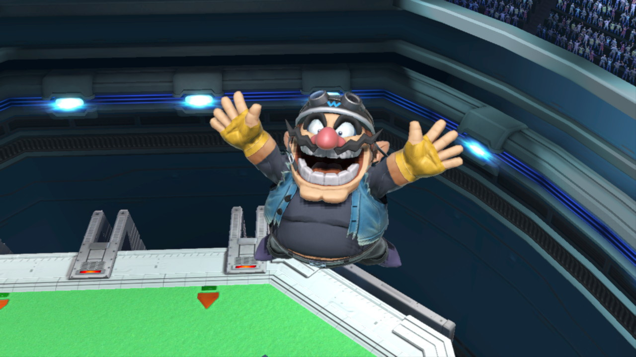 Black helmet/trousers Wario Mod for Super Smash Bros. Ultimate | SSBU Mods