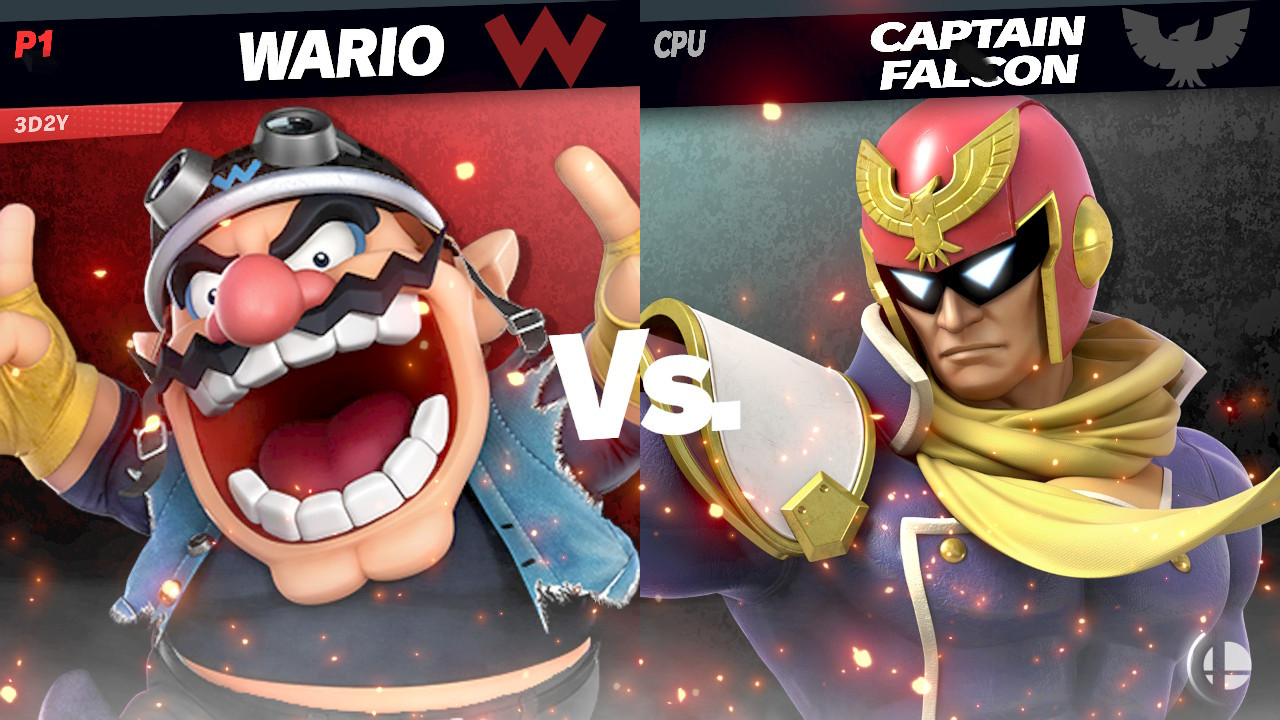 Black helmet/trousers Wario Mod for Super Smash Bros. Ultimate | SSBU Mods