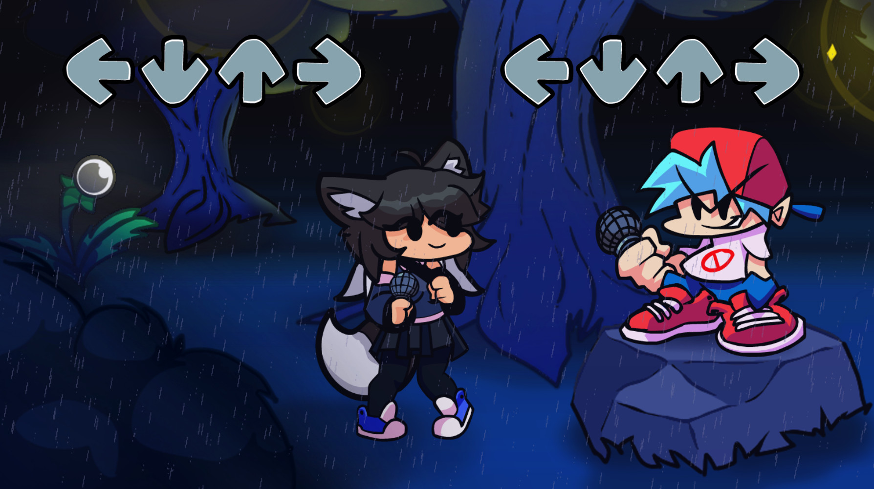 FNF: Full-Moon Troubles Mod for Friday Night Funkin' | FNF Mods