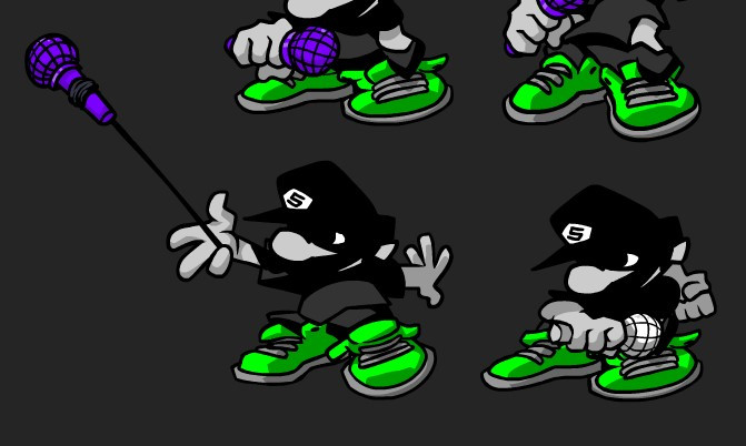 Shadow Mario over Boyfriend [Friday Night Funkin'] [Mods]