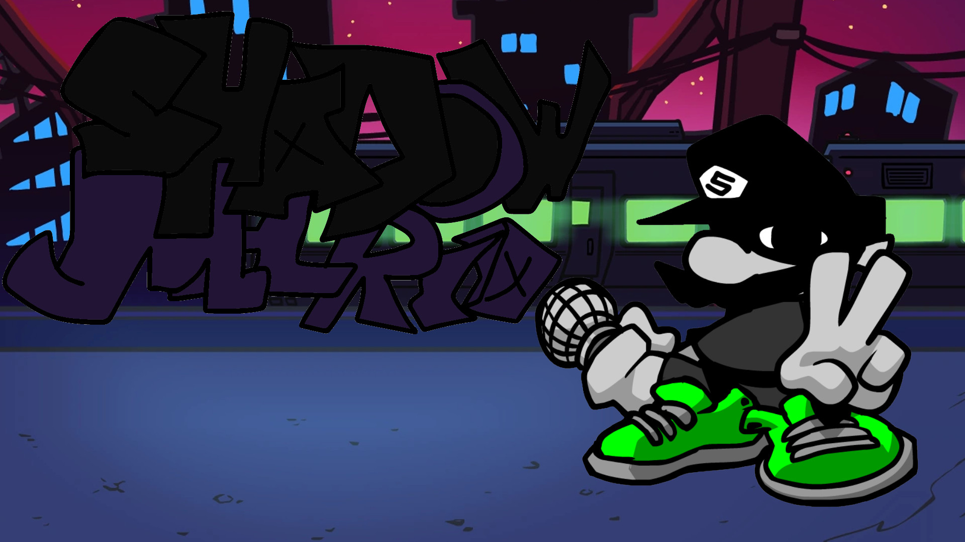 Shadow Mario over Boyfriend [Friday Night Funkin'] [Mods]