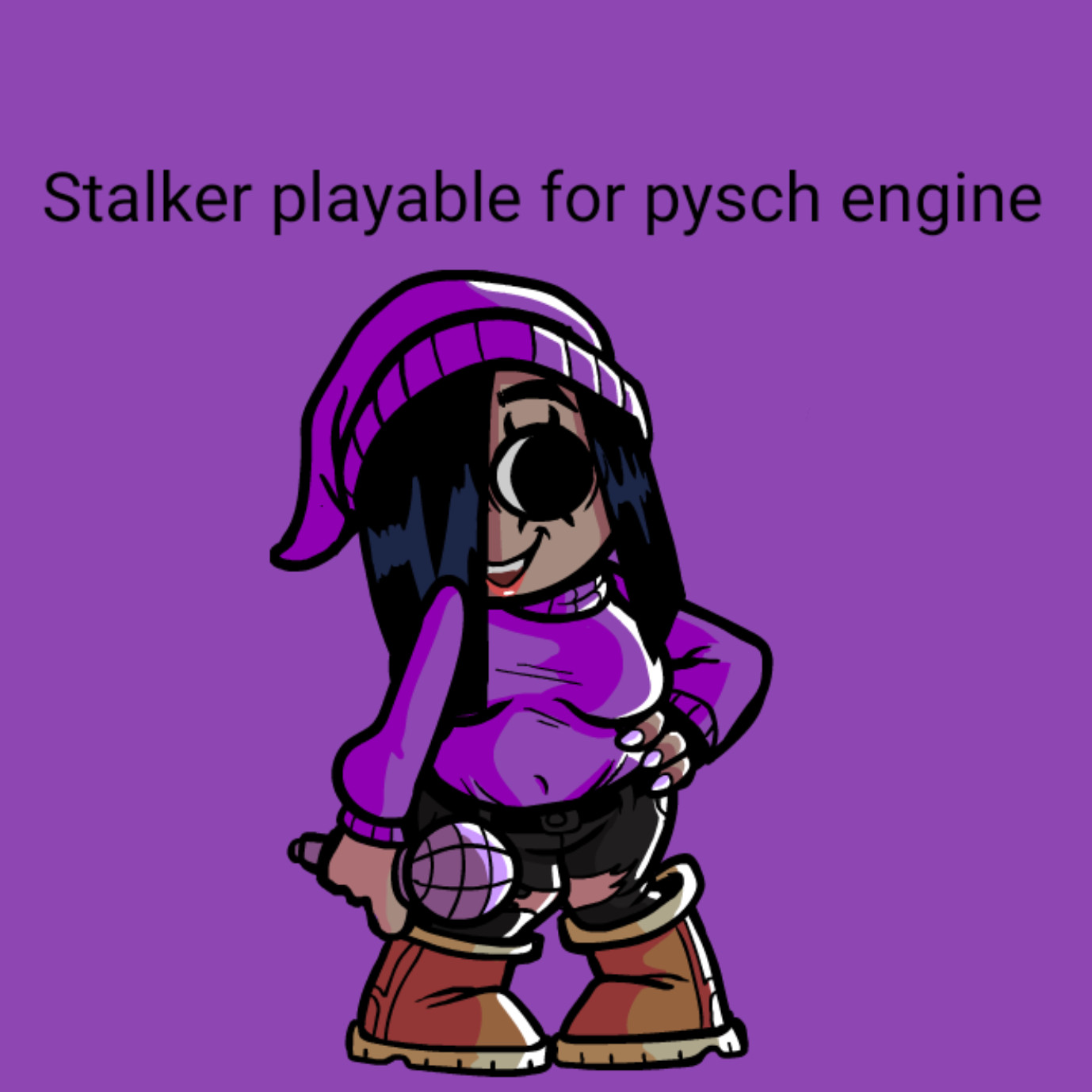 stalker playable for pysch engine [Friday Night Funkin'] [Mods]