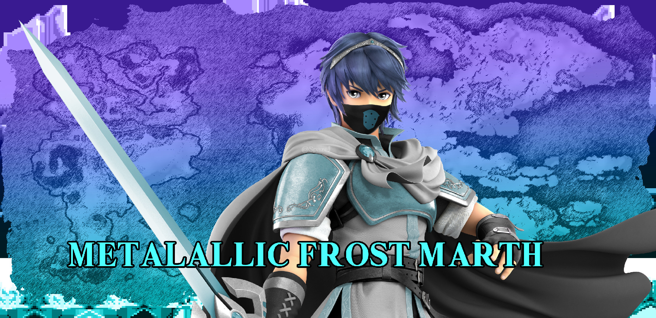 Metallic Frost Marth Mod for Super Smash Bros. Ultimate | SSBU Mods