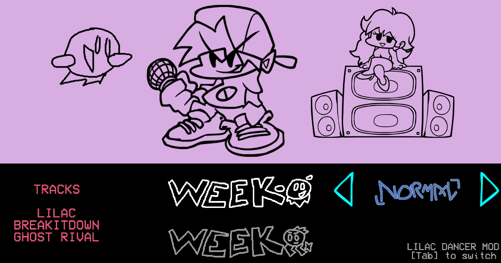 Lilac Dancer [Friday Night Funkin'] [Mods]