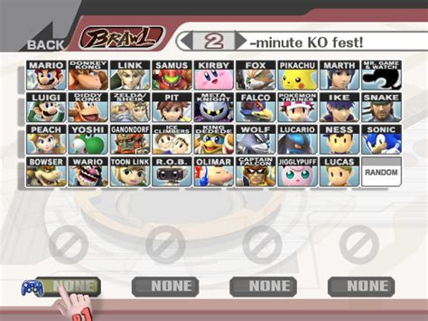 Improved Character Select Screen Icons Mod for Super Smash Bros. Brawl ...