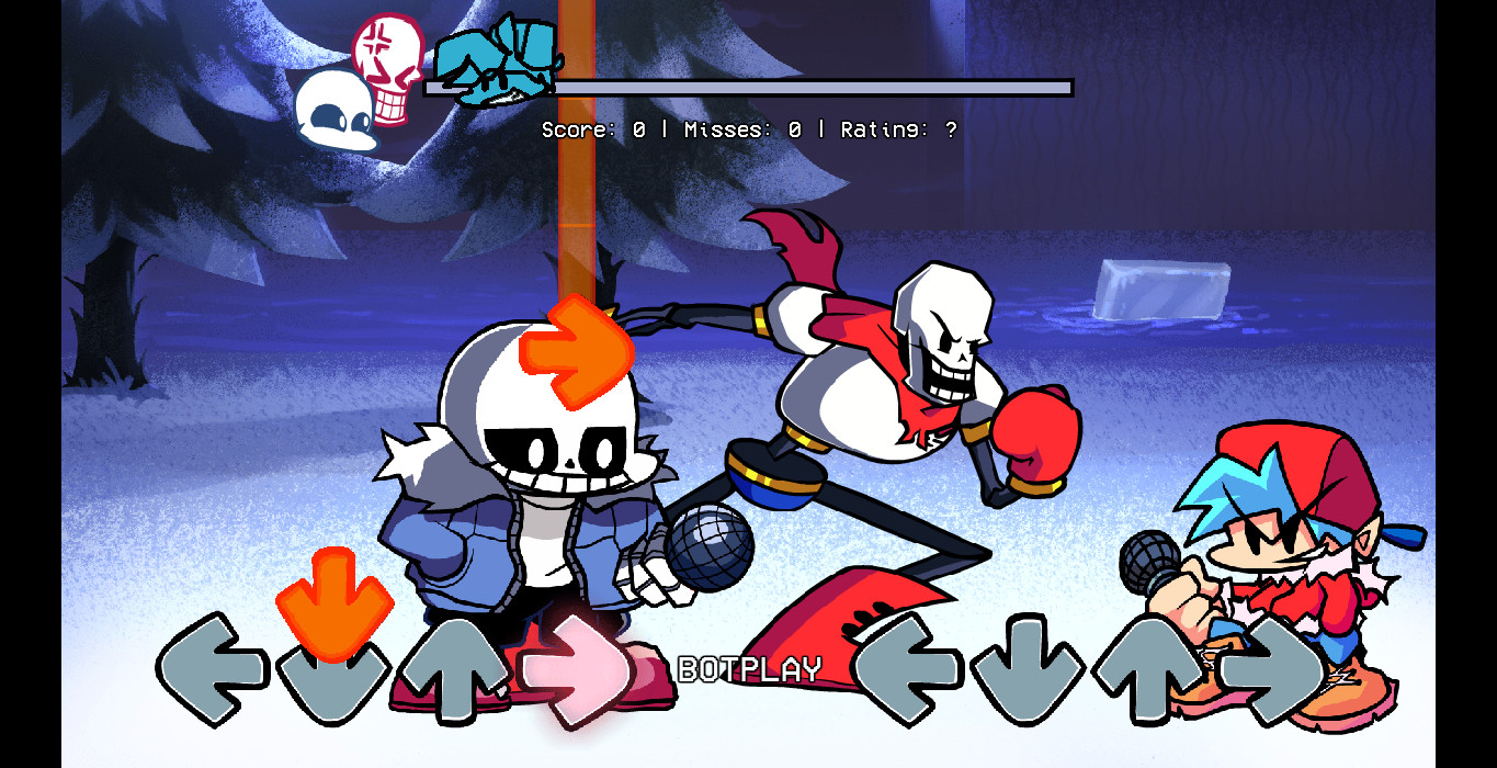 Bonedoggle with extra visuals [Friday Night Funkin'] [Mods]