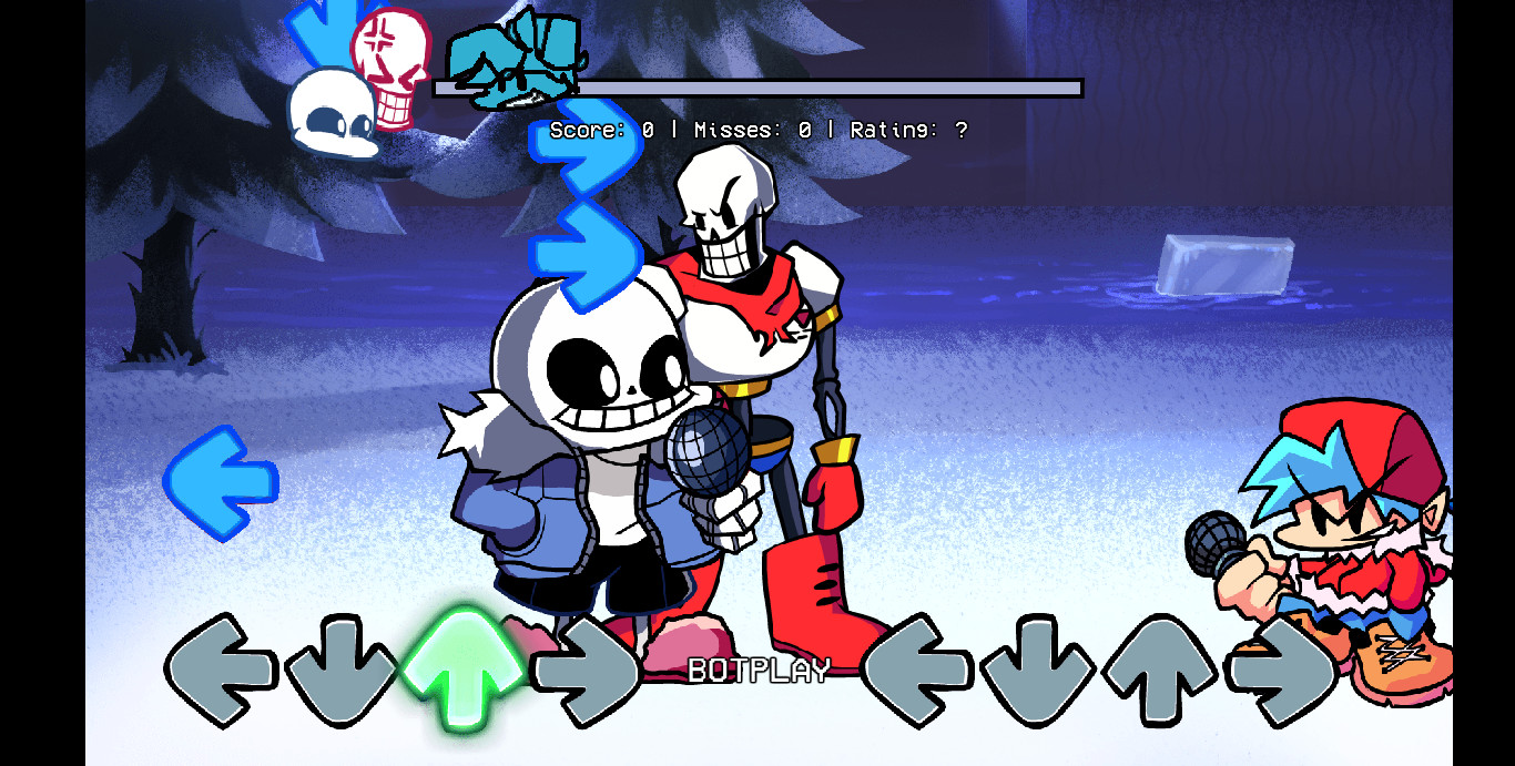 Bonedoggle with extra visuals [Friday Night Funkin'] [Mods]