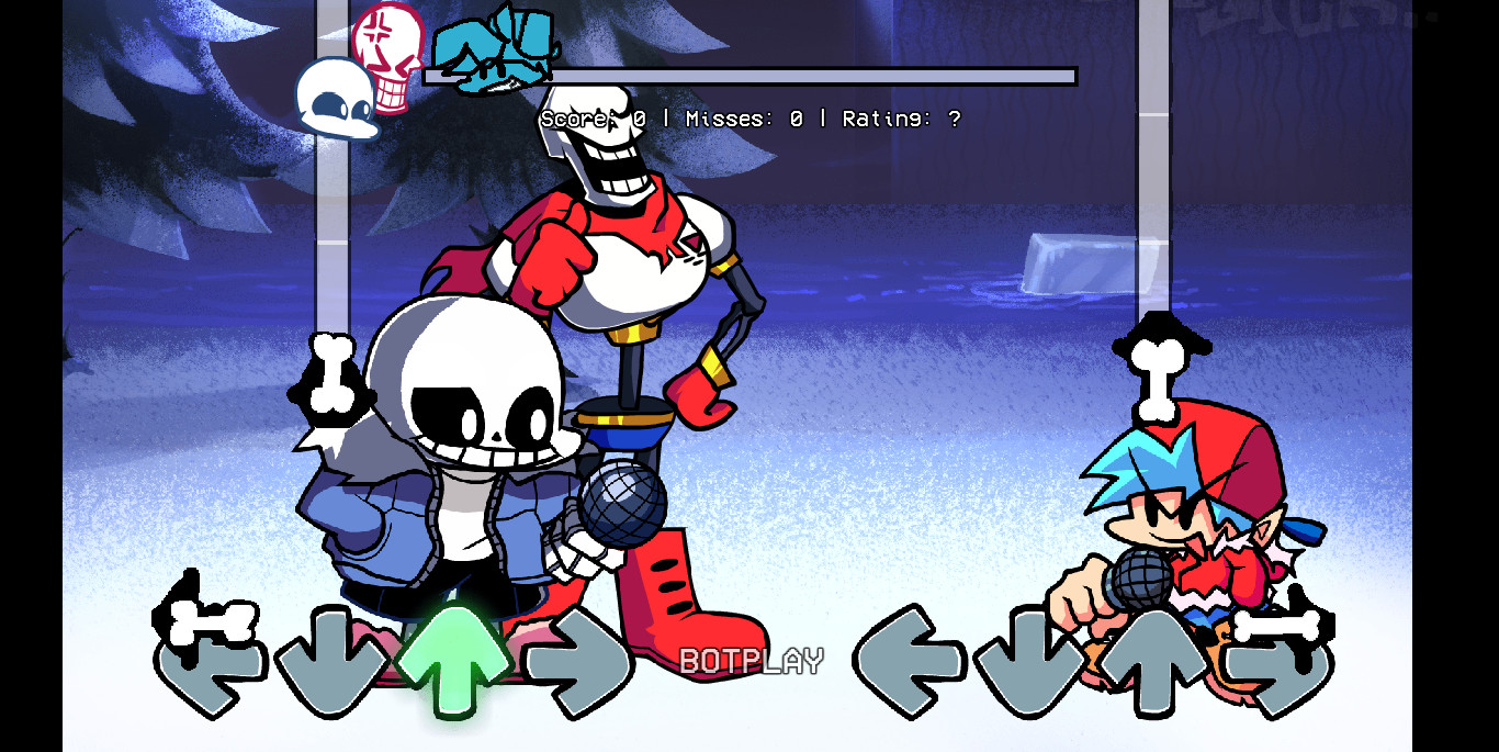 Bonedoggle with extra visuals [Friday Night Funkin'] [Mods]