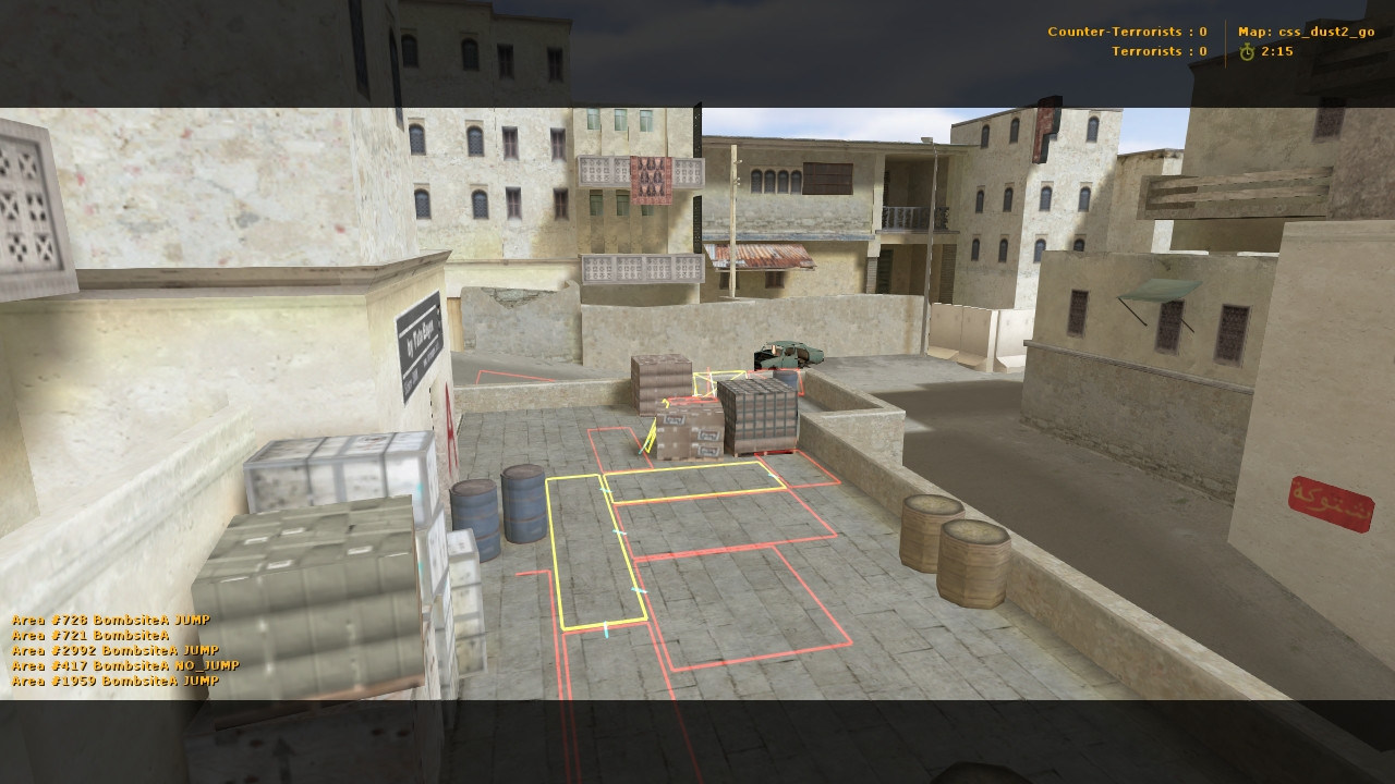 css_dust2_go refined navmesh [Counter-Strike 1.6] [Mods]