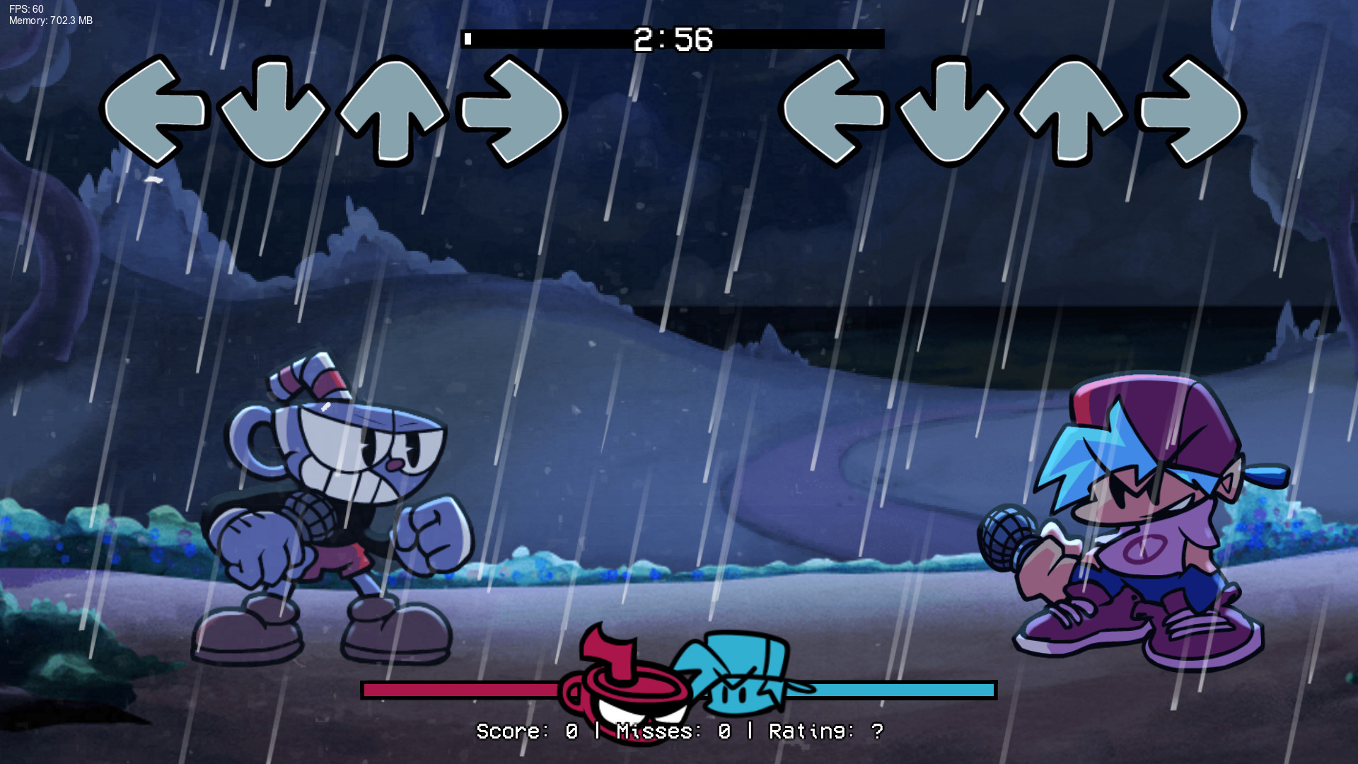 indie cross's cuphead week on psych engine Mod for Friday Night Funkin ...