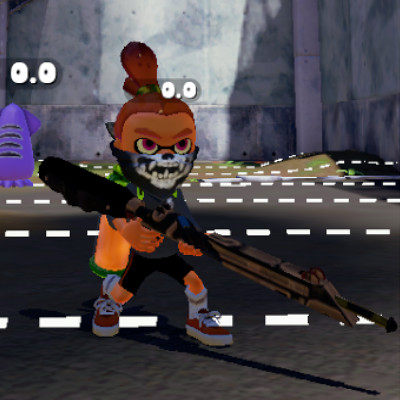 Ancient Bow over Splat Charger! Mod for Splatoon | Splatoon Mods