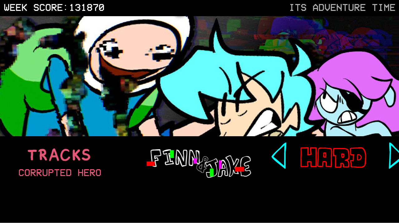 Corrupted Hero Remix chart [FANMADE] Mod for Friday Night Funkin' | FNF ...