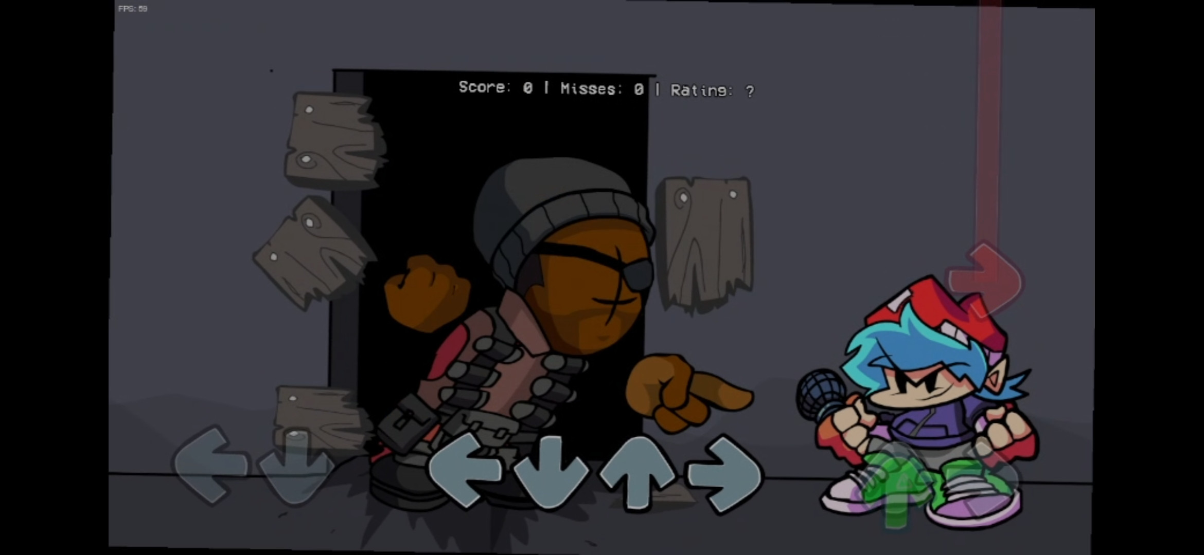 A Tutti-frutti BF Skin Mod for Friday Night Funkin' | FNF Mods