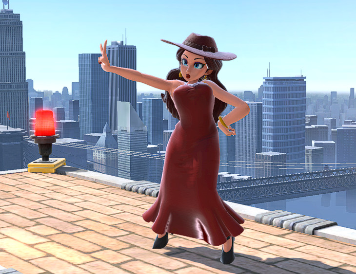 Pauline (over Peach & Daisy) Mod for Super Smash Bros. Ultimate | SSBU Mods