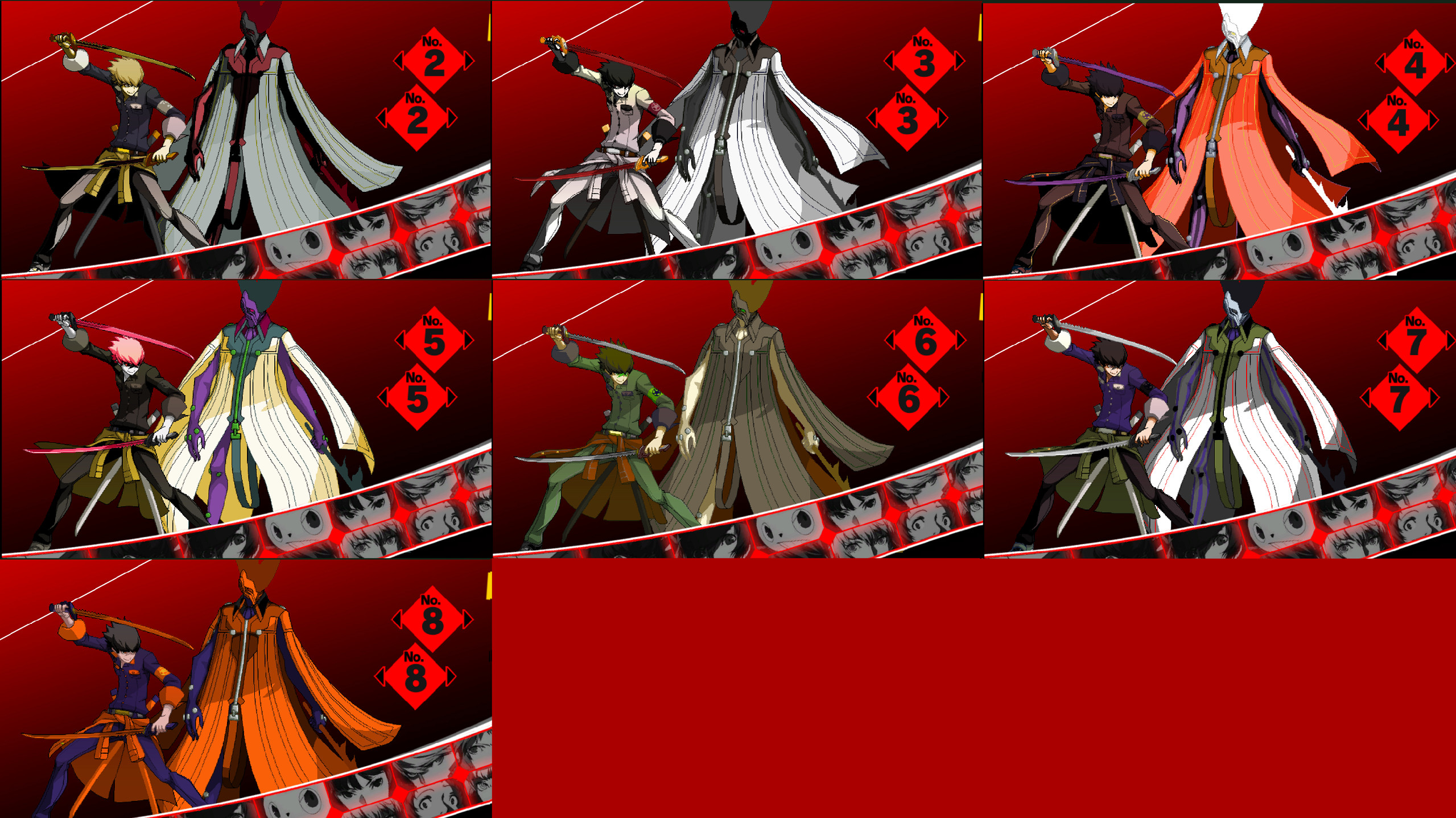 SMT Colors for 2-8 Mod for Persona 4 Arena Ultimax | P4AU Mods
