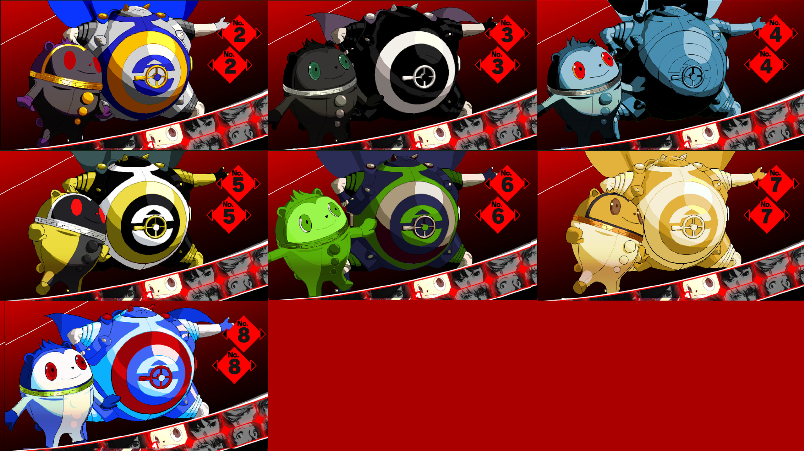 SMT Colors for 2-8 Mod for Persona 4 Arena Ultimax | P4AU Mods