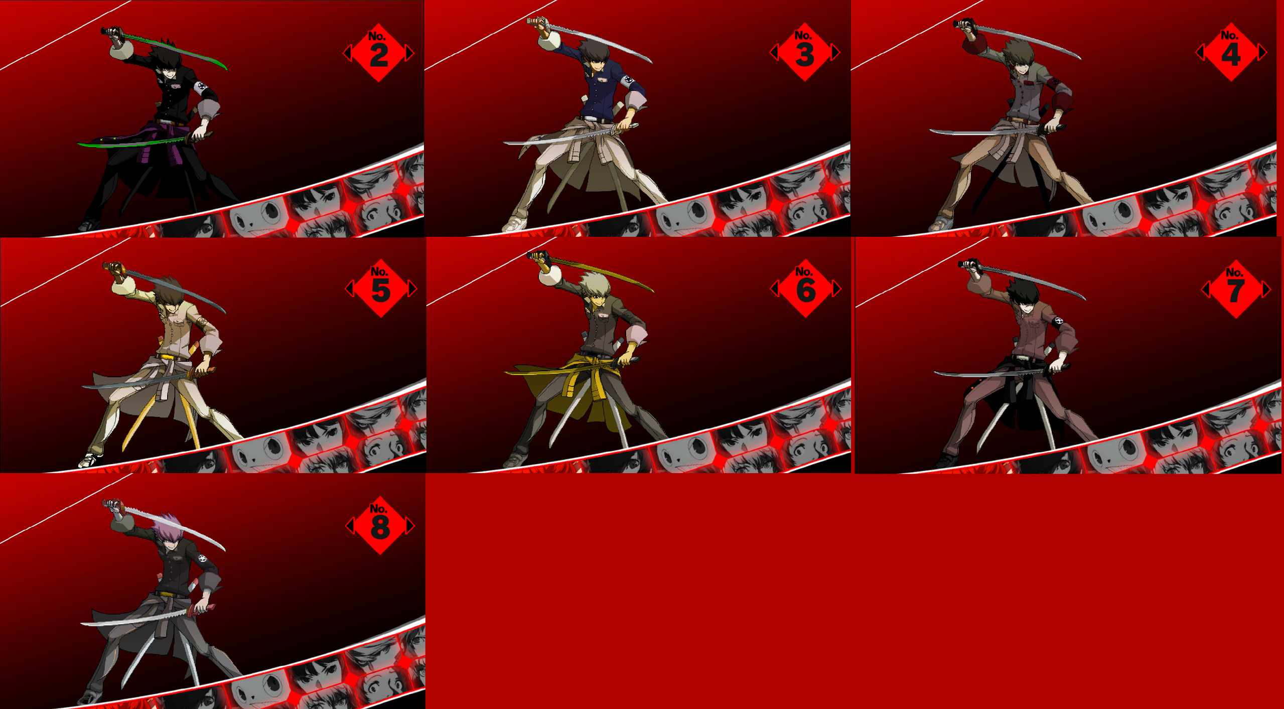SMT Colors for 2-8 Mod for Persona 4 Arena Ultimax | P4AU Mods