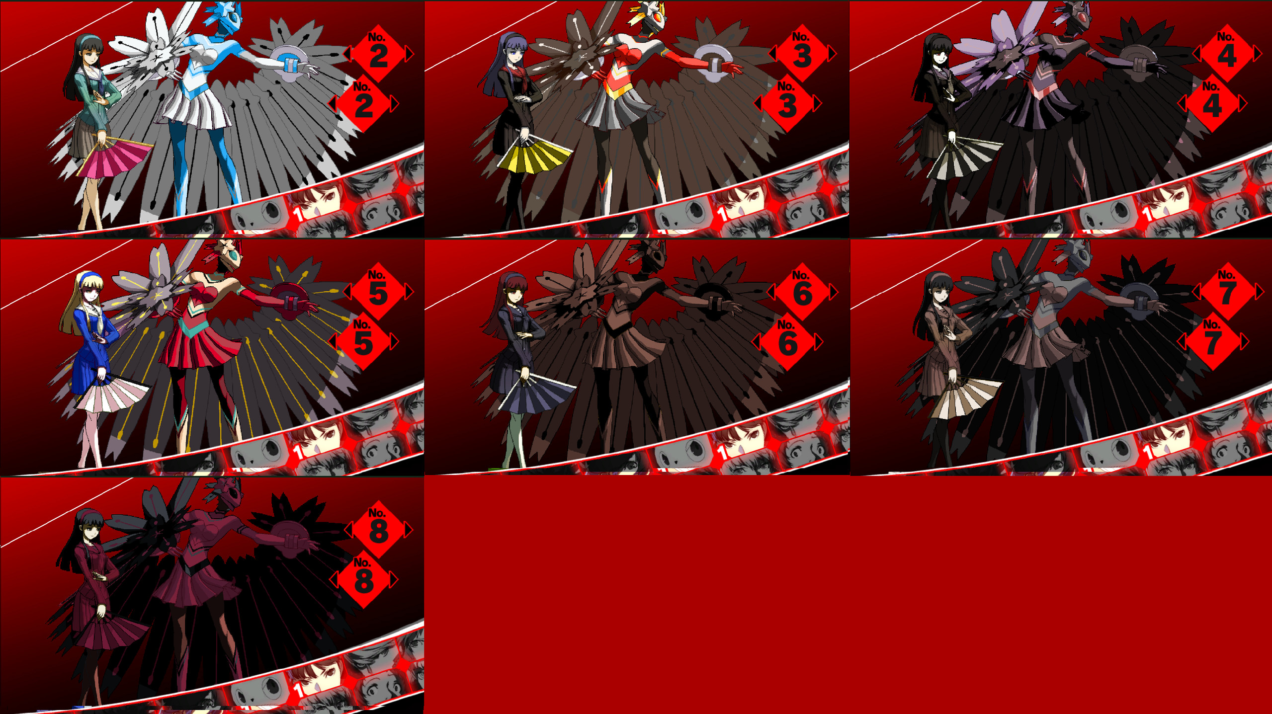 SMT Colors for 2-8 Mod for Persona 4 Arena Ultimax | P4AU Mods