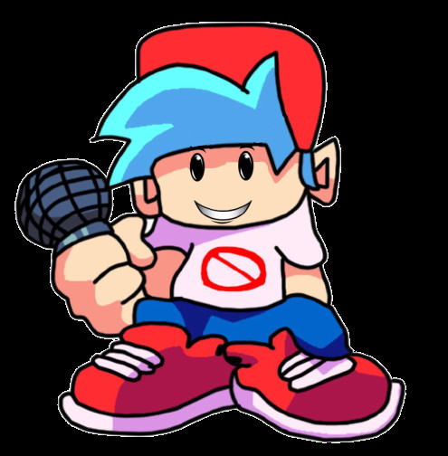 Fnf bf staring at us Mod for Friday Night Funkin' | FNF Mods