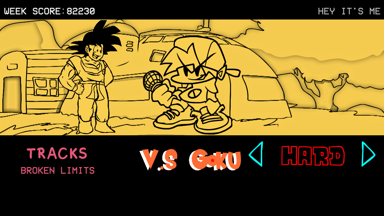 Vs. Goku - Psych Engine Port Mod for Friday Night Funkin' | FNF Mods