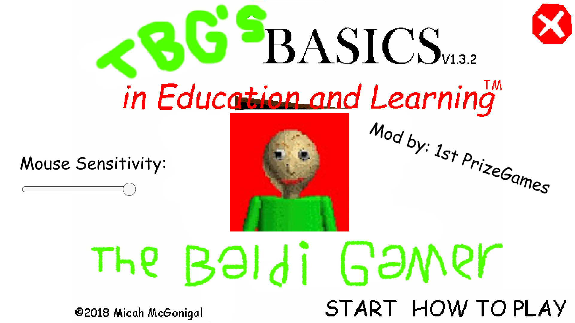 The Baldi Gamer's Basics [Baldi's Basics] [Mods]