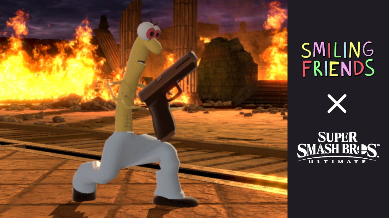 DJ Spit (Smiling Friends) Mod for Super Smash Bros. Ultimate | SSBU Mods