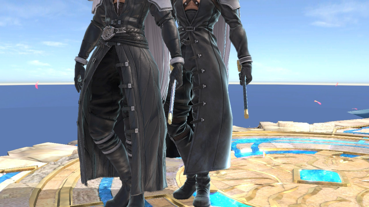 Sephiroth FFVII Remake proper black color Mod for Super Smash Bros. Ultimate | SSBU Mods