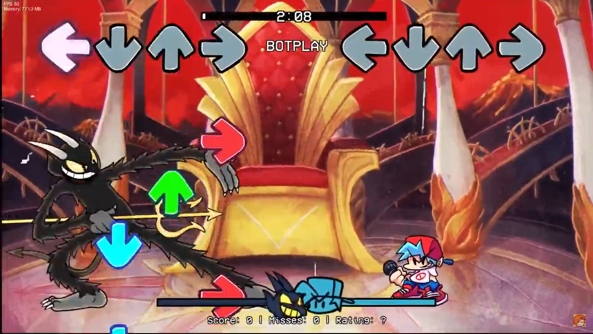 Devils gambit but its actually the devil Mod for Friday Night Funkin ...