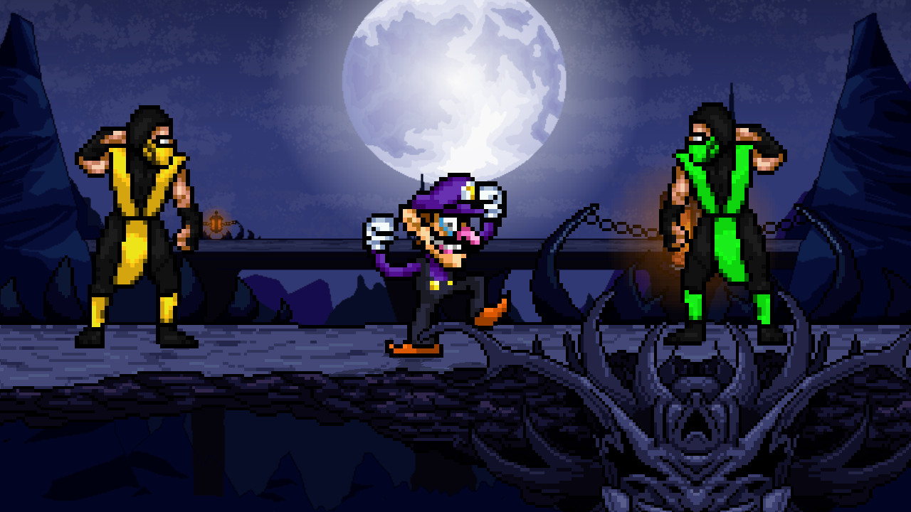 Mortal Kombat 2 - The Pit II [NEW] (9.4/CMC+) Mod for Super Smash Bros ...