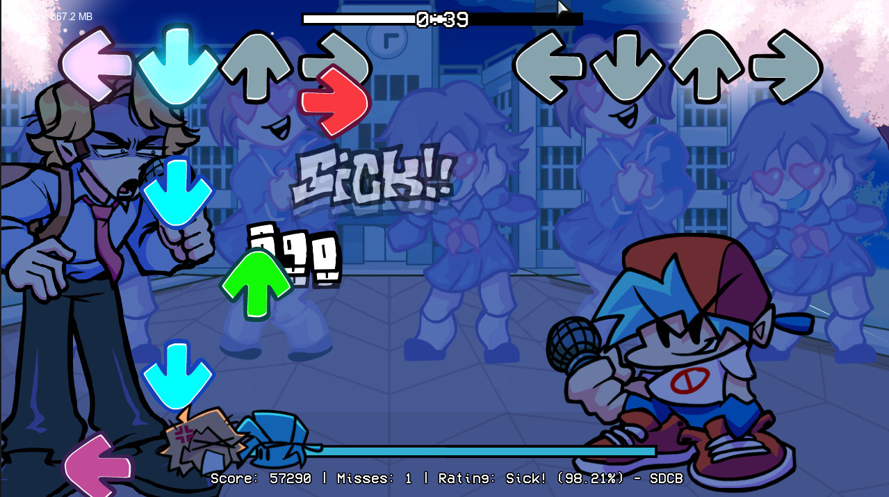 Roses [ERECT REMIX] (Fanmade) Mod for Friday Night Funkin' | FNF Mods