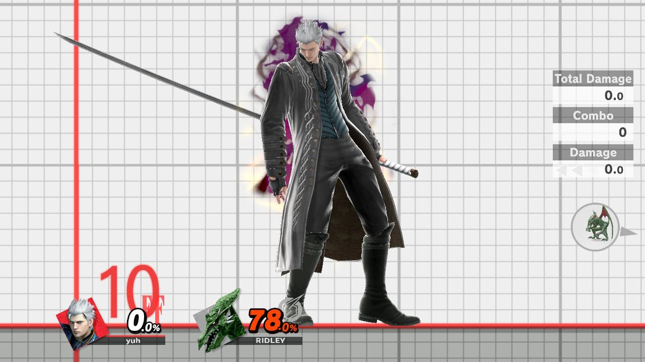 Vergil DMC5 Colors Mod for Super Smash Bros. Ultimate | SSBU Mods