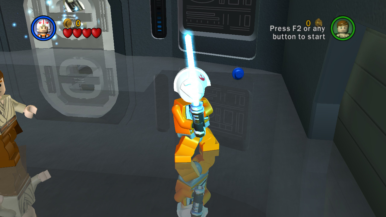 Pilot Luke With a Lightsaber [LEGO Star Wars: The Complete Saga] [Mods]