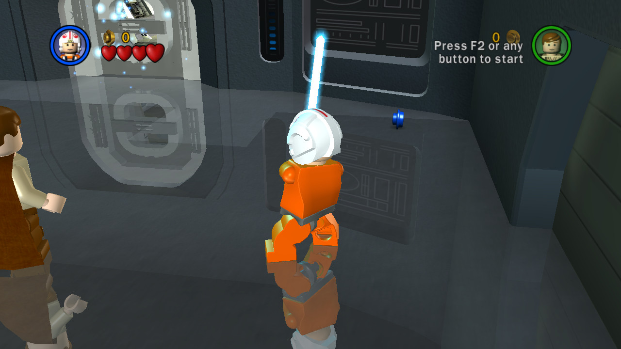 Pilot Luke With a Lightsaber [LEGO Star Wars: The Complete Saga] [Mods]