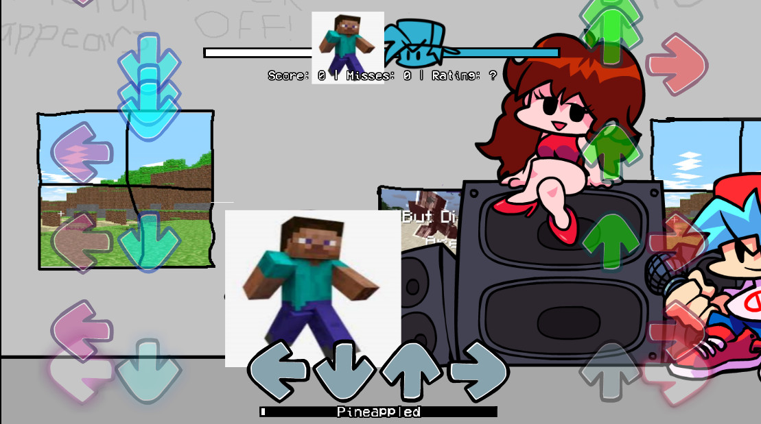 VS. Stev: Pixel Edition Mod for Friday Night Funkin' | FNF Mods