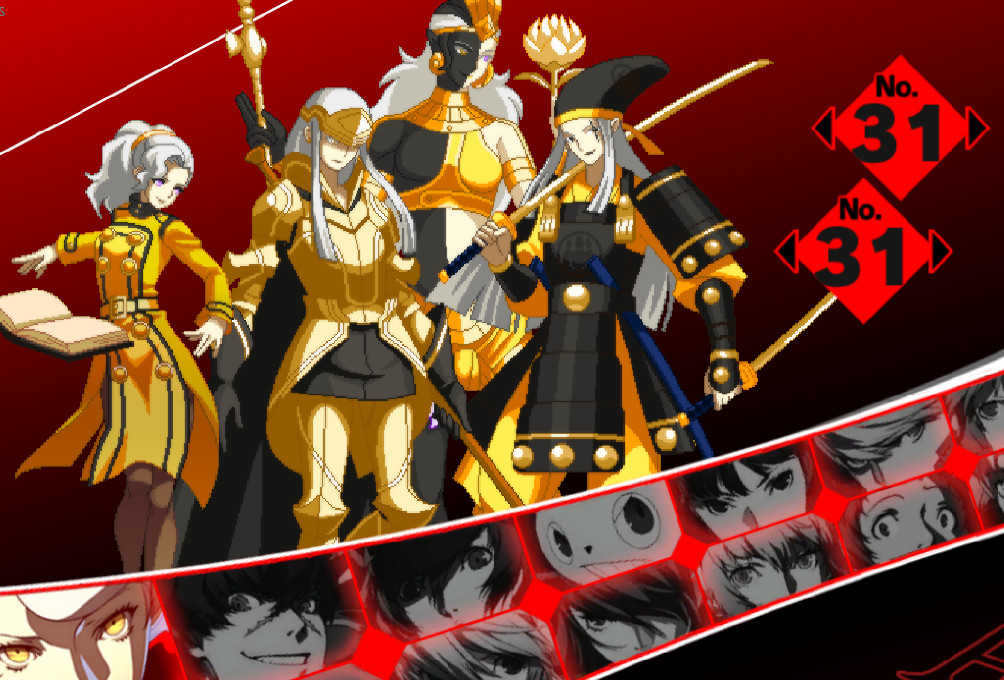 Golden Recolor Pack (Color 31) [Persona 4 Arena Ultimax] [Mods]