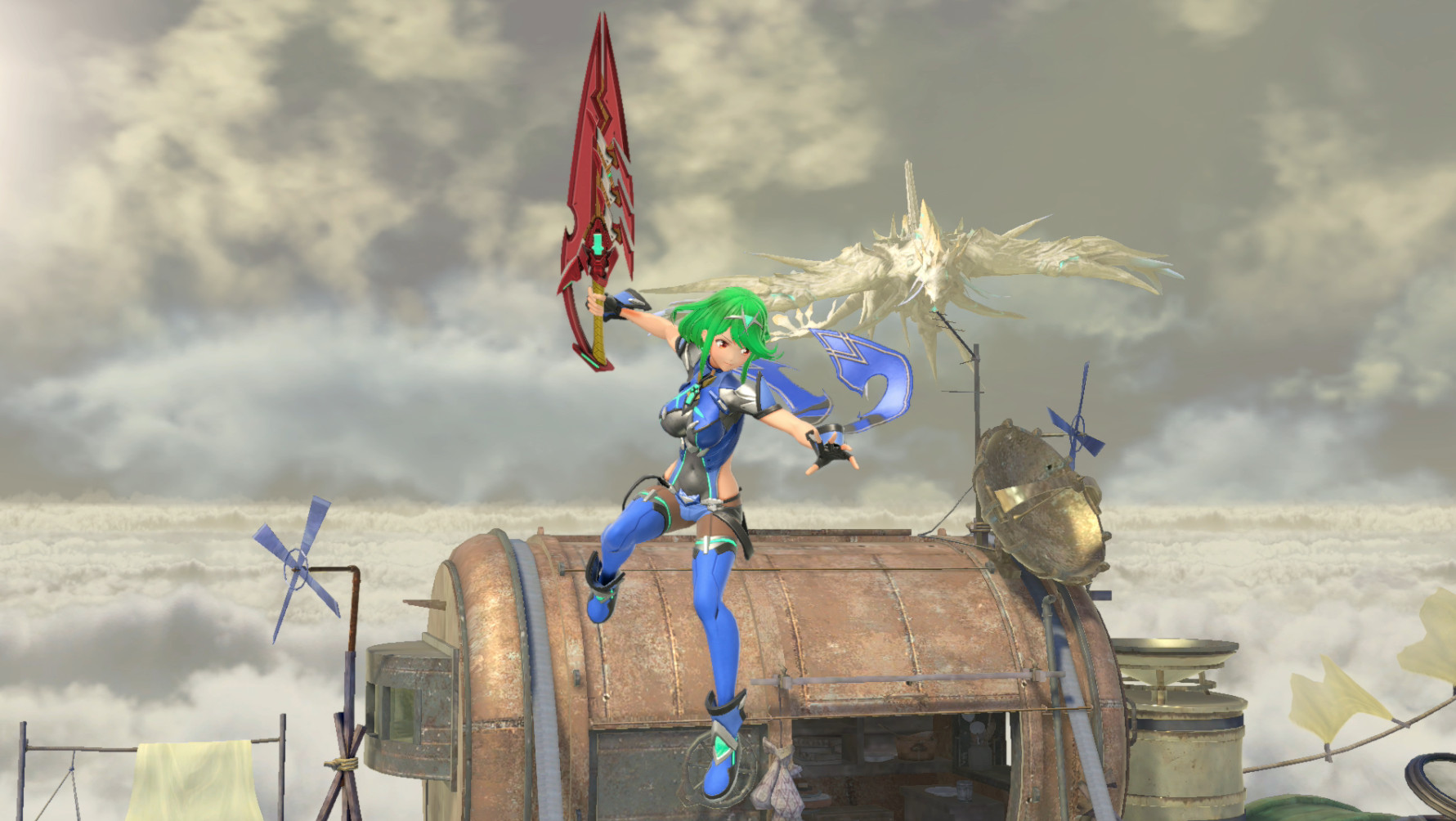 True Sky Blue Pyra Mod for Super Smash Bros. Ultimate | SSBU Mods