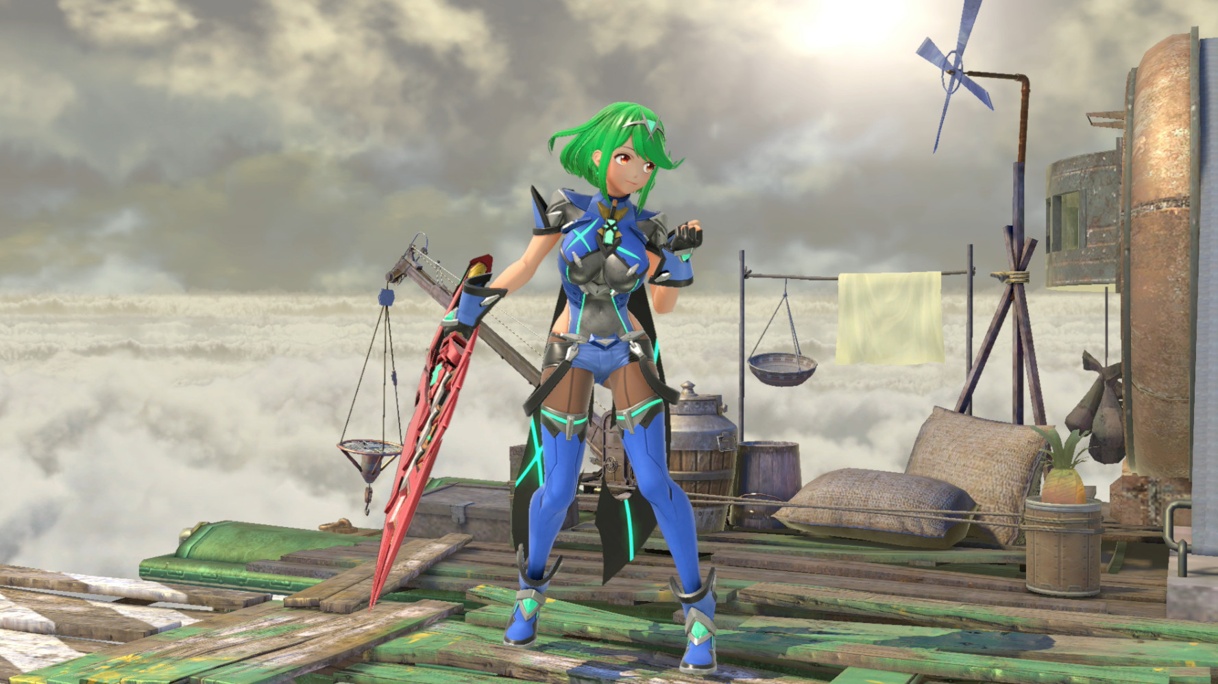 True Sky Blue Pyra Mod for Super Smash Bros. Ultimate | SSBU Mods