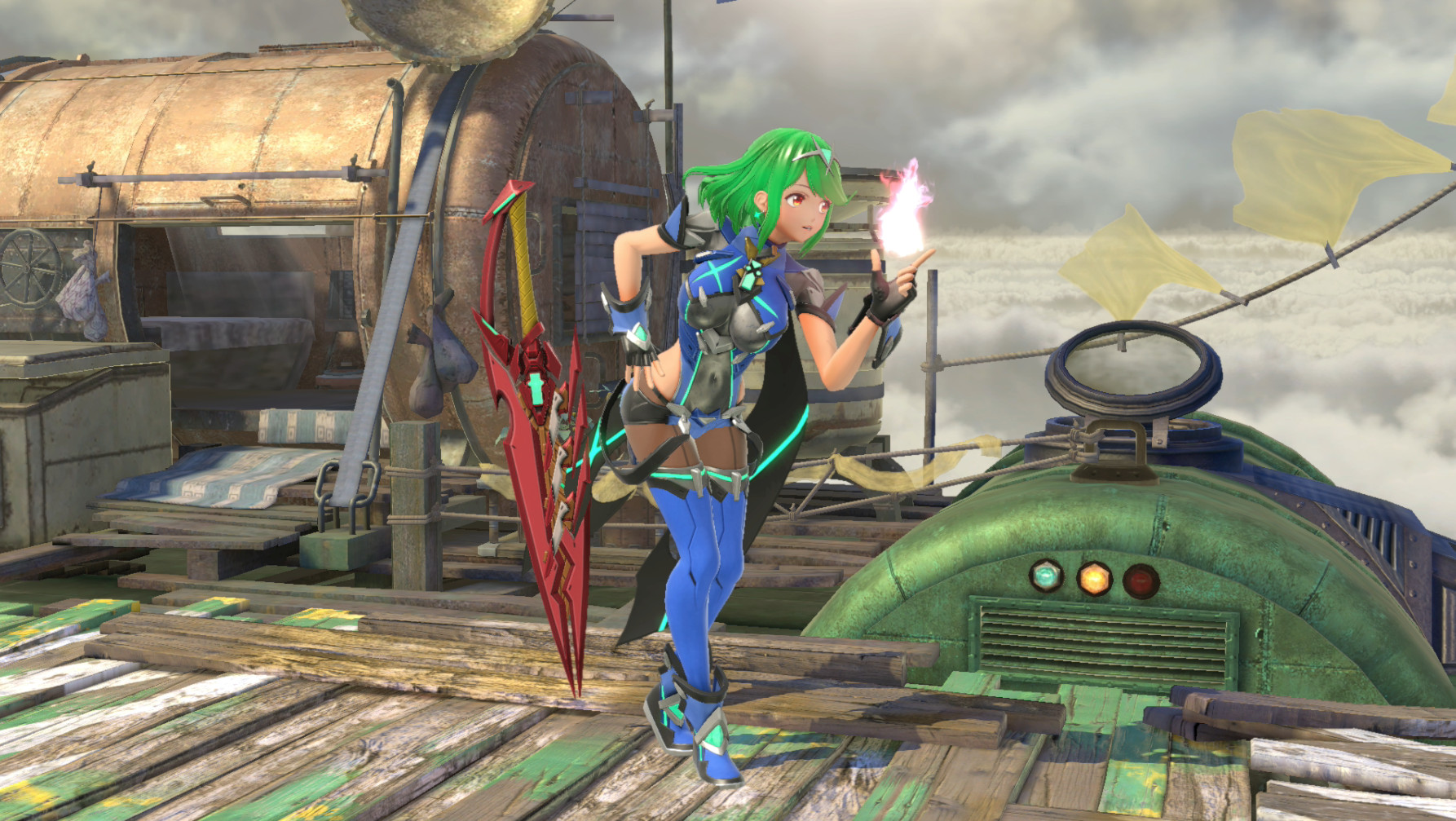 True Sky Blue Pyra Mod for Super Smash Bros. Ultimate | SSBU Mods