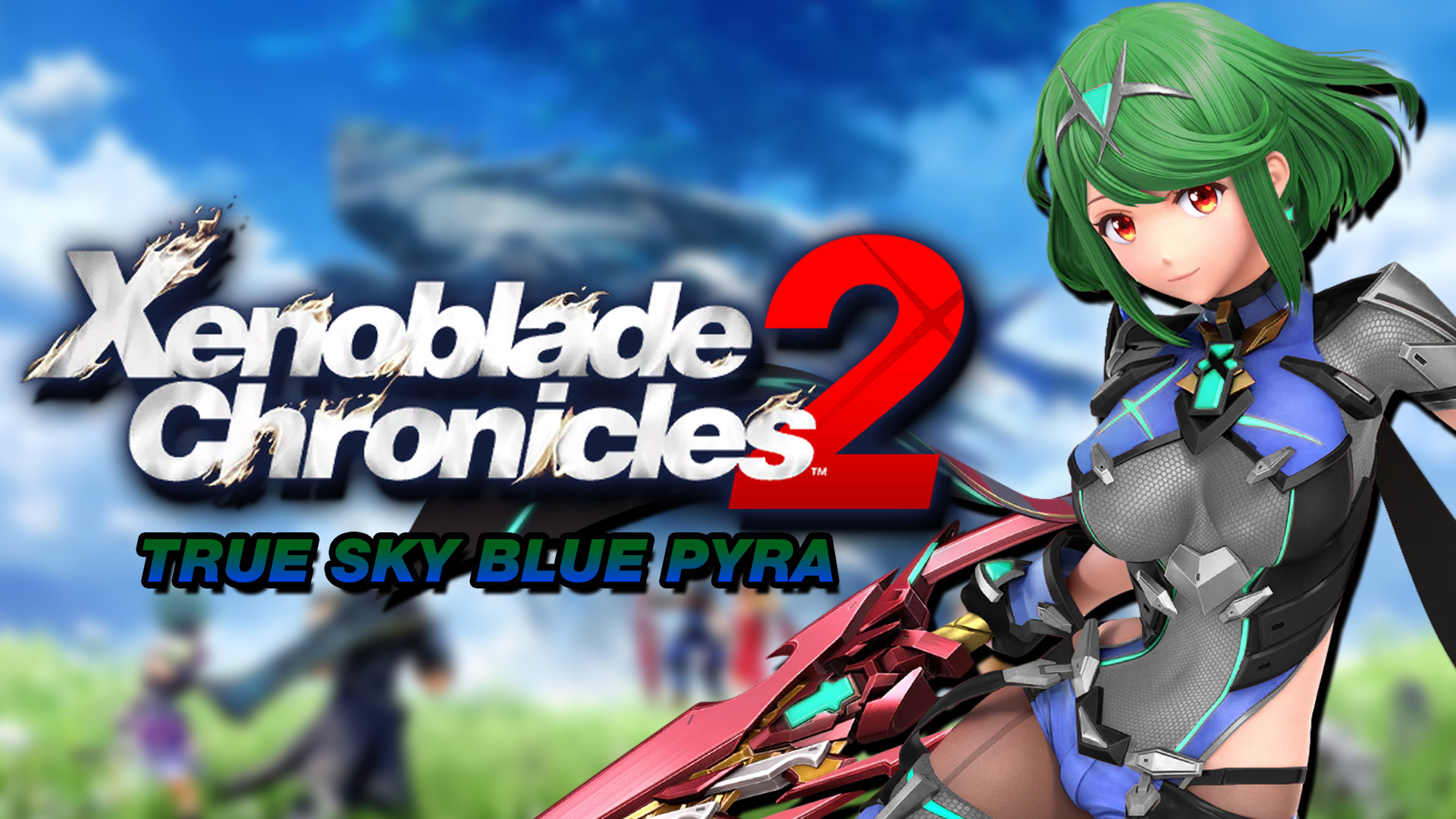 True Sky Blue Pyra Mod for Super Smash Bros. Ultimate | SSBU Mods
