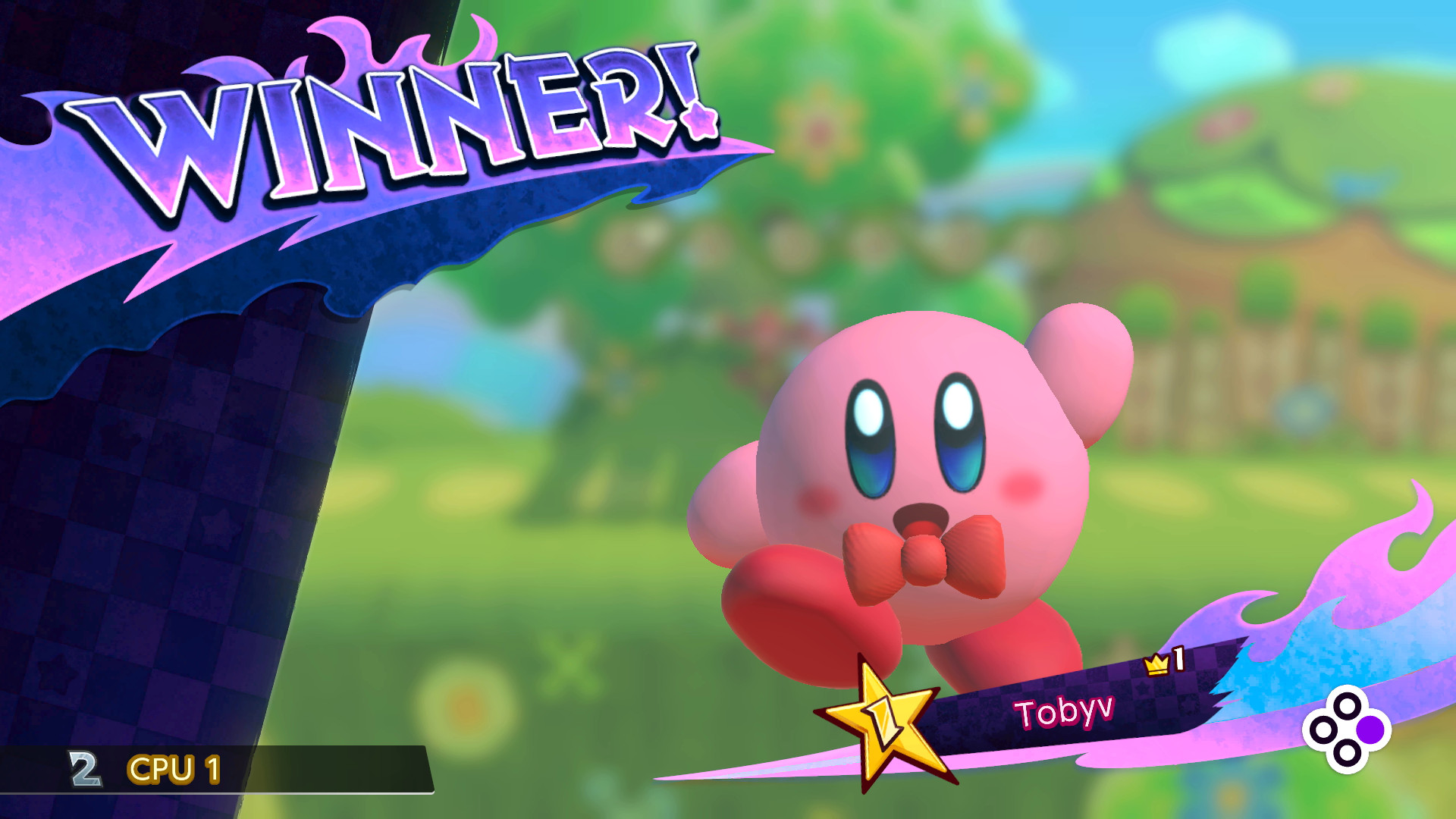 Channel Kirby Bow Tie (Over Fighter) Mod for Kirby Fighters 2 | KF2 Mods